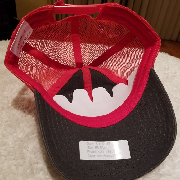 Coca Cola | Accessories | Coca Cola Red Charcoal Snapback Mesh Trucker ...